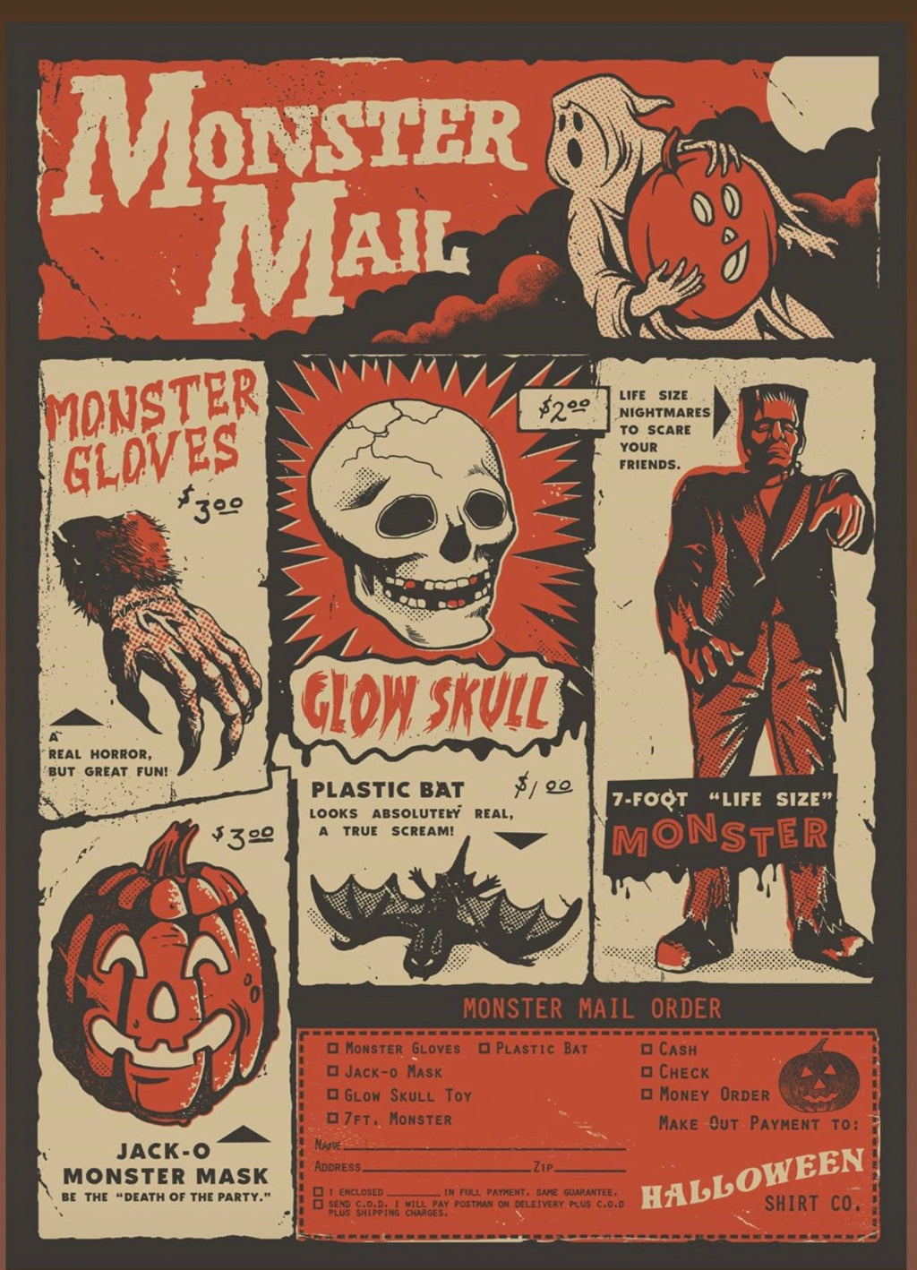 Monster Mail Tee – The Halloween Shirt Company